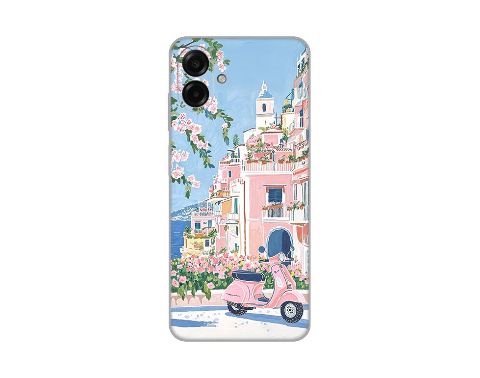Silikonska futrola PRINT - Samsung A075F Galaxy A07 Pink Italy