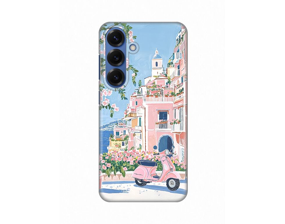 Silikonska futrola PRINT - Samsung S931 Galaxy S25 Pink Italy