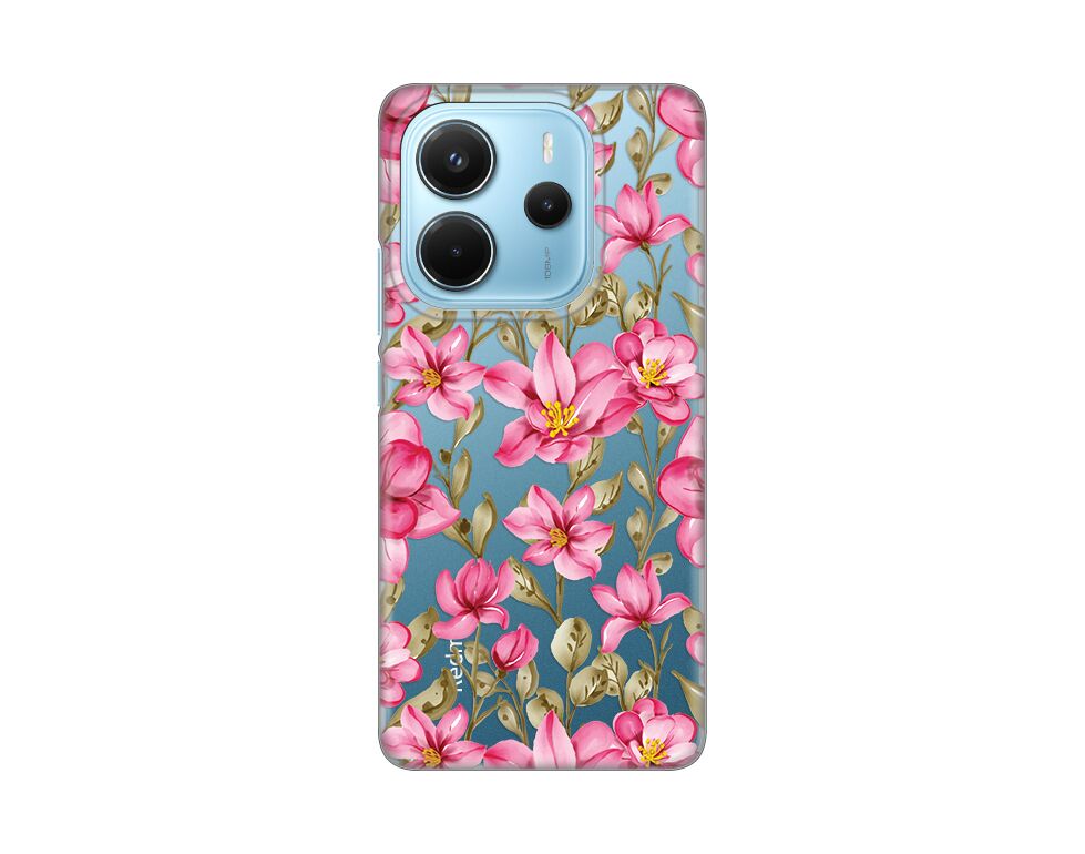 Silikonska futrola PRINT - Xiaomi Redmi Note 14 4G (SRB) Magnolia