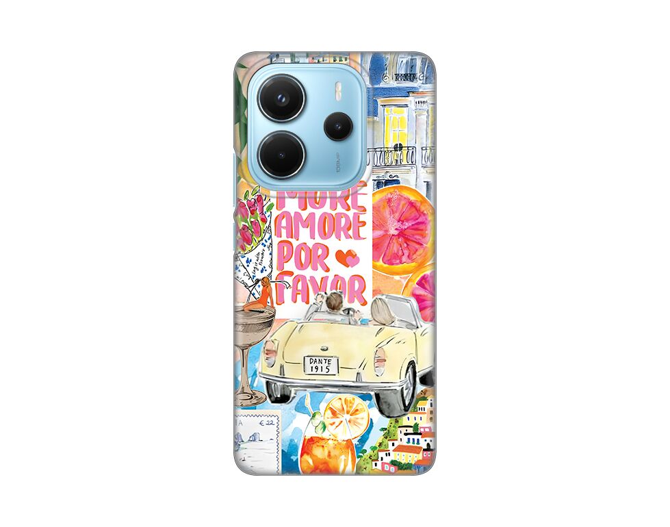 Silikonska futrola PRINT - Xiaomi Redmi Note 14 4G (SRB) More Amore