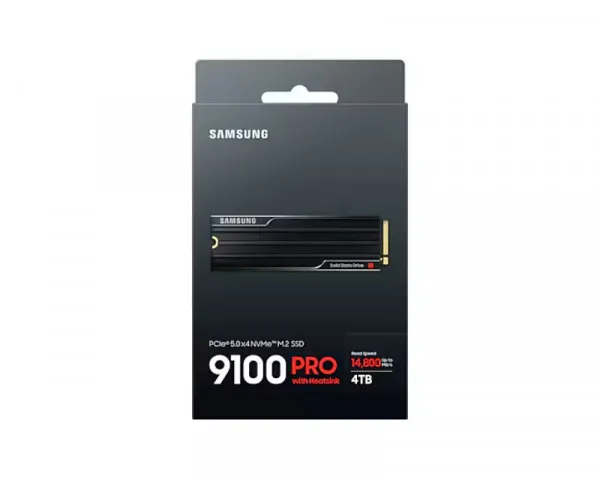 SAMSUNG 4TB M.2 NVMe MZ-VAP4T0CW 9100 Pro Heatsink Series