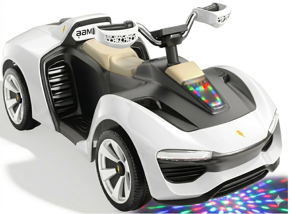 561432 Auto sa upravljačem – Beli