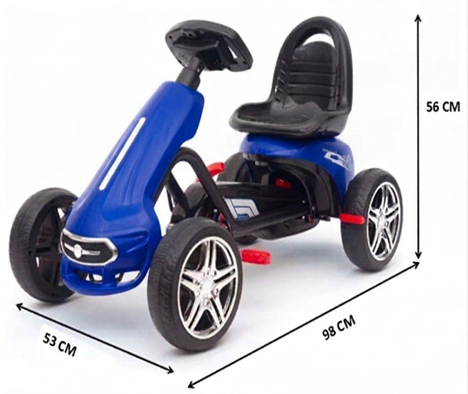 608604 Karting mini na pedale – Plavi