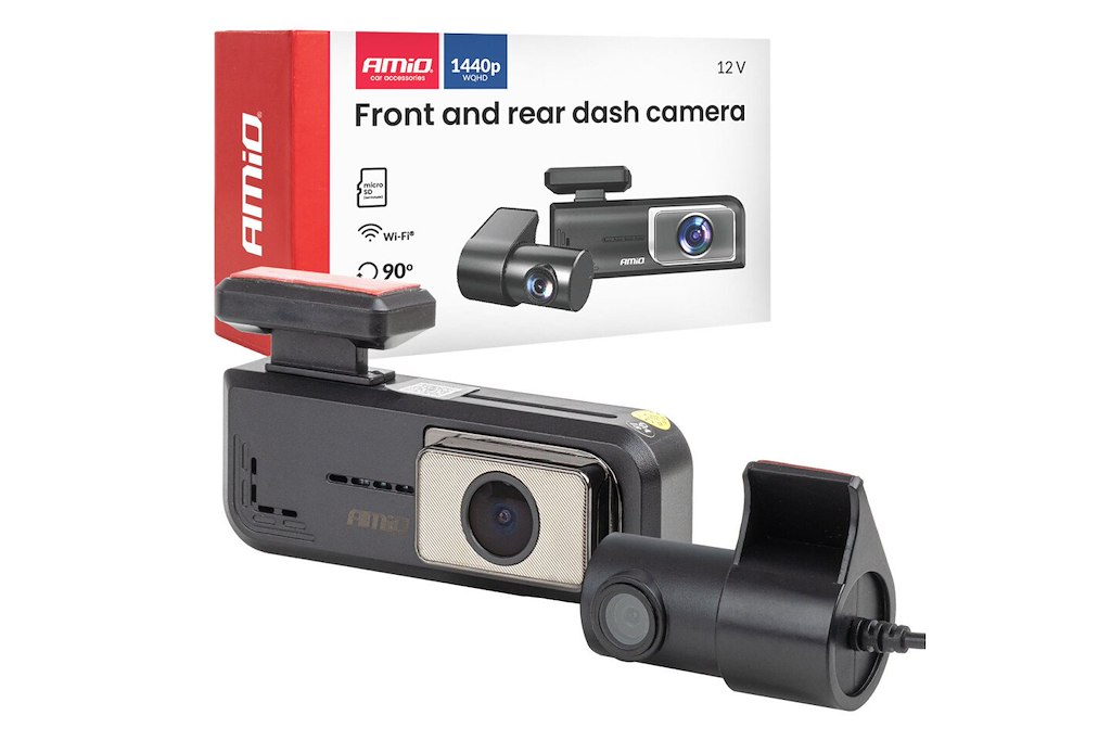 Automobilski DVR 2K + 1K WLAN 512GB WIFI Full HD AMIO-04800    2K snimač