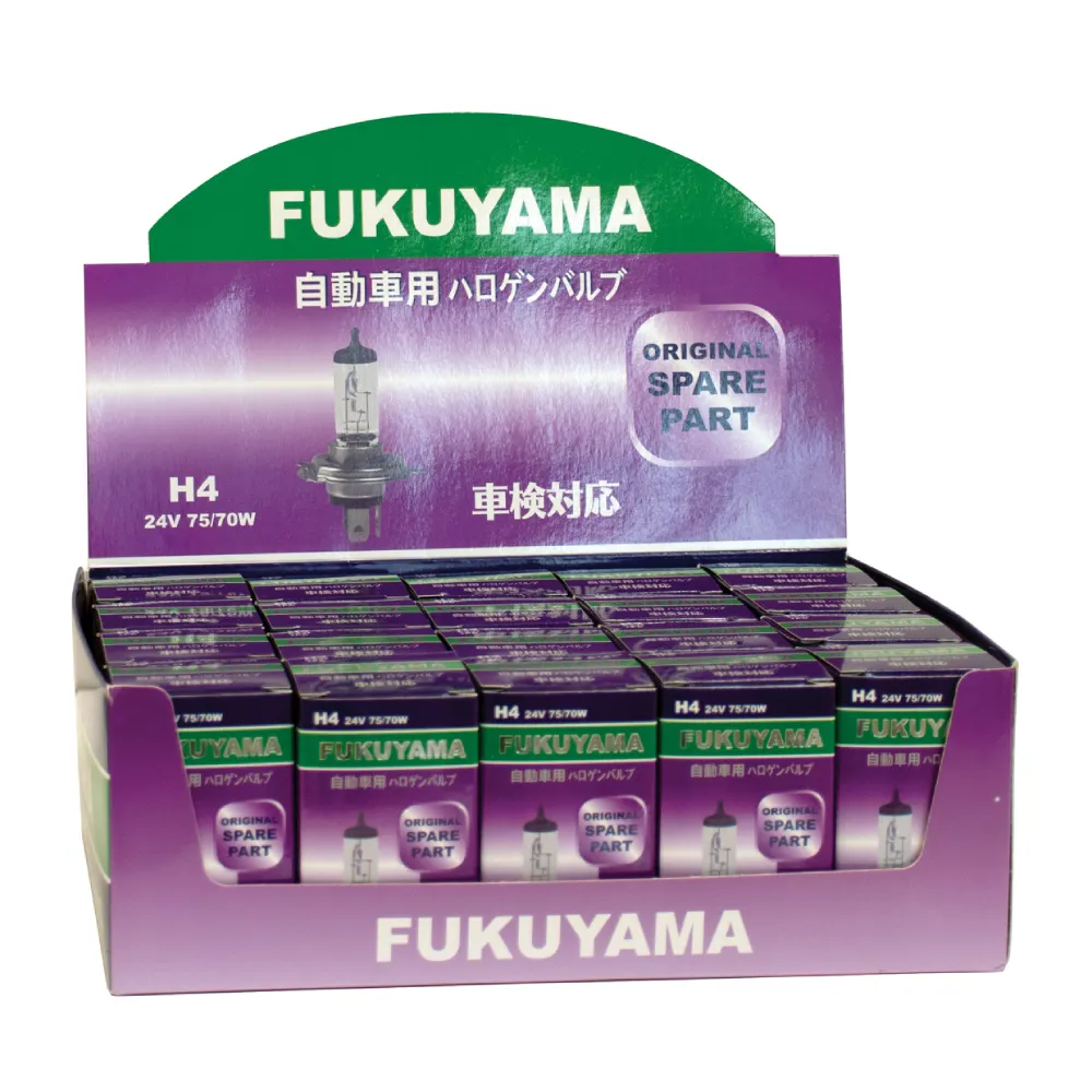 FUKUYAMA Sij H4-24V 75/70W-P43T,Stand Displa 20kom