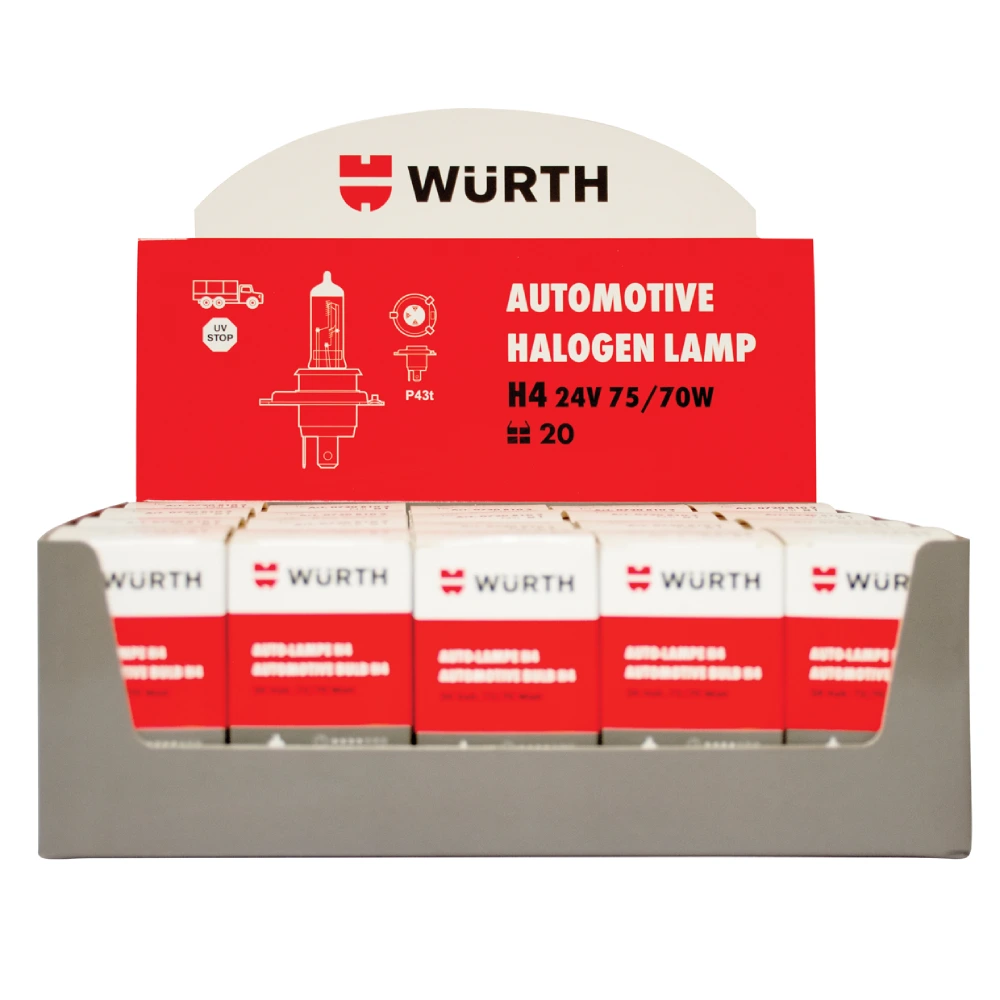 Sijalica H4 - 24V 75/70W, P43T, Standard - 20 kom