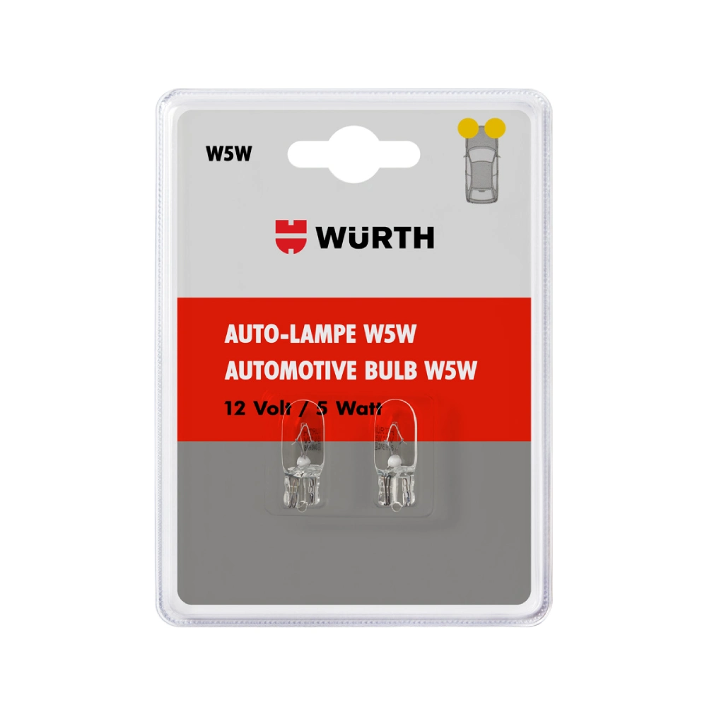Sijalica W5W 12V 5W Blister set