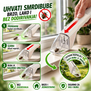 Hvatač Smrdibuba i Pčela - UHVAĆENO ZA 2 SEKUNDE – Bez dodirivanja, bez gađenja!