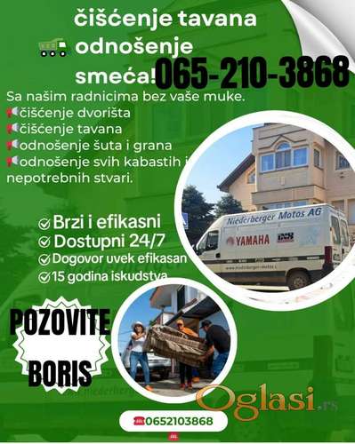 Čišćenje podruma i tavana Boris