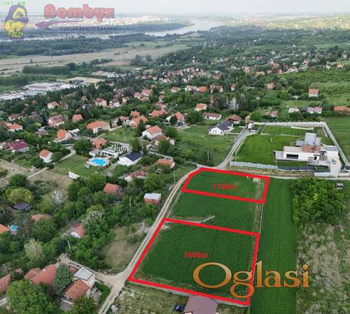Gradjevinski plac 1100m Fruška gora Rakovac- Salaksije na vrhu TOP POGLED