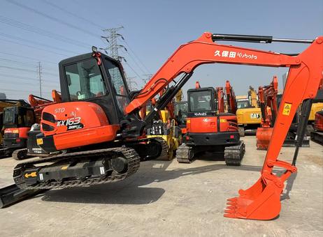 KX163-5 Врућа Распродаја Јефтина Цена 6 Тонни Хидраулични Екскаватор Kubota KX163 Коришћено за Продају
