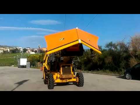 JCB 3CKS T 4k4 bager na točkovima polovni snežni plug