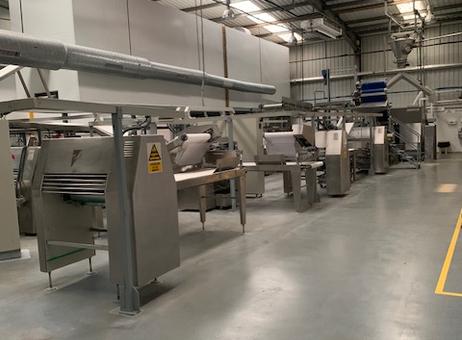 Potpuno automatska linija kroasana i Palmiers linija Vinas, Tecnopool i Termopan