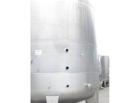Storage tank Agitator tank with propeller mixer sideways in V2A
