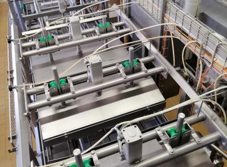 - Automated curd production line