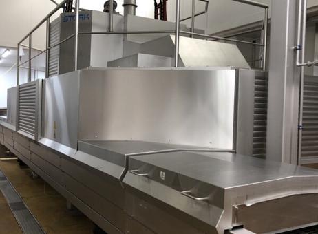 Marel/Stork/Townsend twin spiral hot air/steam oven