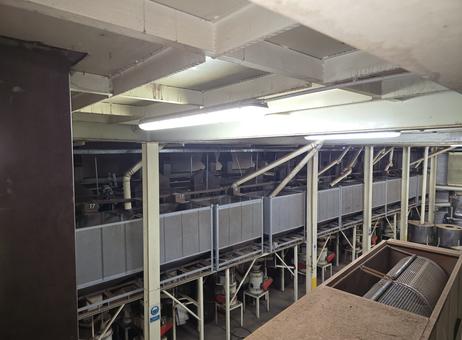 Oljuštavanje orašastih plodova: lešnika, kikirikija, suvih orašastih plodova u ljusci – Nunziata agro-prehrambene tehnologije. Mašina za oljuštavanje.