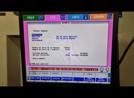 Polovna mašina za eroziju žičanog sečenja ROBOFIL 290