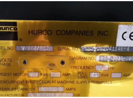 HURCO VMX64/50T