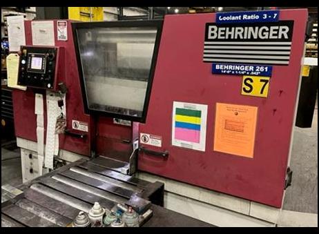 Testera za rezanje metala Behringer HBE 261A