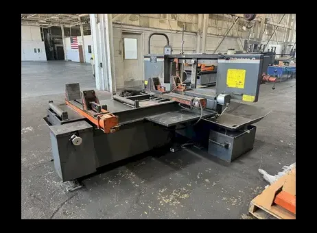 AUTOMATSKA HORIZONTALNA TRAČNA TESTERA ZA REZANjE POD UGLOM 16" X 22", MODEL CYCLONE A-C