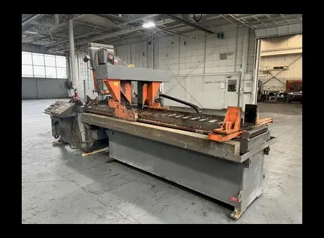 HEM 18" X 24" POTPUNO AUTOMATSKA VERTIKALNA TRAČNA TESTERA SA NAGIBNIM RAMOM MODEL VT120 HA-60 TS