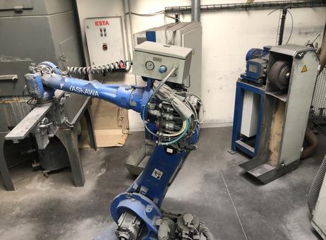 Mašina za završnu obradu lappinga Krugmann (cell) / Yaskawa Motoman (robots) RSPA-80.1.3.LB (cell) + 2× MS80W (DX100)