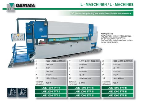 Mašina za lim GERIMA GmbH Anfastechnik LGA 1600 TYPE-1