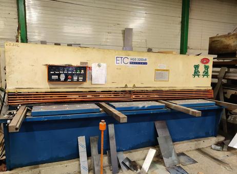 hidraulične makaze ETC Machinery HGS 3200x8
