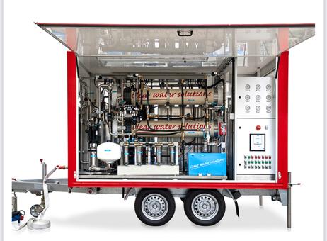 Gel Mobile water treatment unit