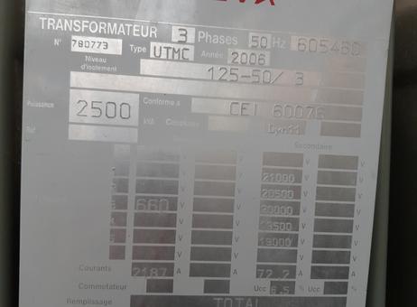 Energetska oprema AREVA HUILE / 780773