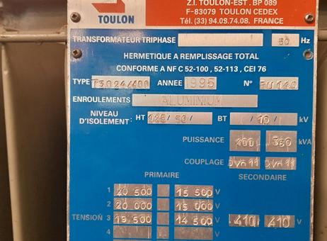 Energetska oprema TRANSFIX HUILE / T3024/400