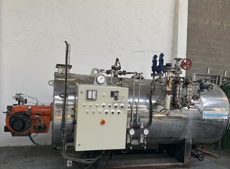 BABCOCK VANSON 2500 kg/h parni kotao tip NBVJ B25