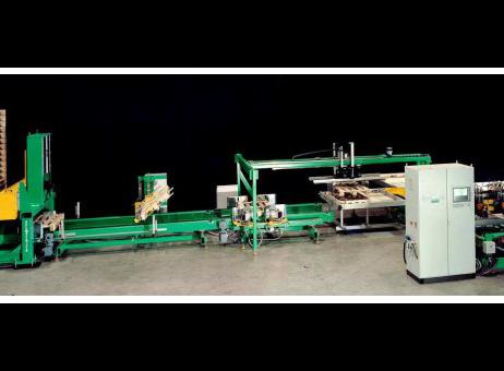 Sysmathick SA RPA9 + Transfert + Cutting corners + Turner and conveyor + Stacker and conveyor