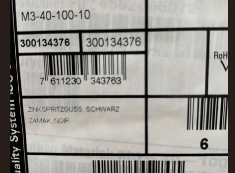 Mašina Southco M3-155 Rod + M3-40-100-10