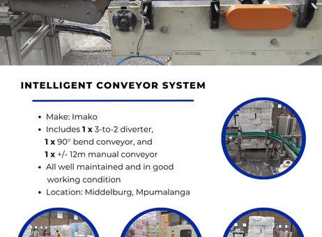 Mašina Imako Intelligent Conveyor System