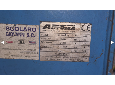 Mašina za rukovanje Automa S 2000 EI
