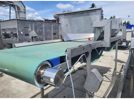 Transporter belt conveyor with buffer