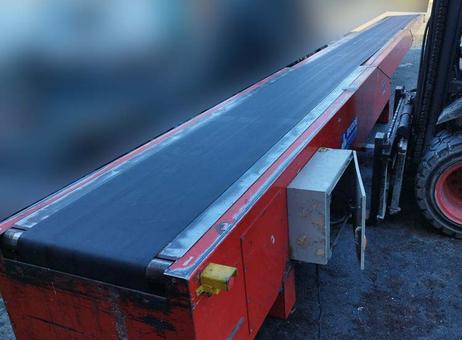 BUDE teleskopski viljuškar sklopiva transportna traka 505 cm sklopljena 11 m rasklopljena