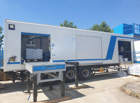 Mobilna linija za pakovanje granulata RM Group LT 600, 15t/h, Godina 2021