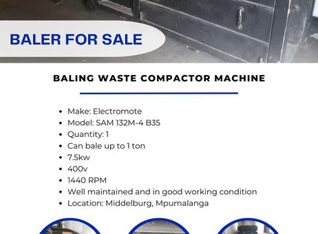 Mašina za baliranje Electromote SAM 132M-4 B35