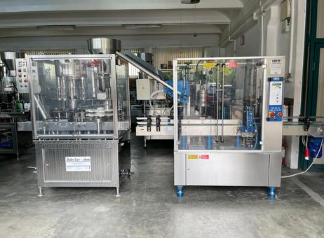 GAI 8/1/2/1 automatska linija za flaširanje/začepljenje/etiketiranje/kapsuliranje