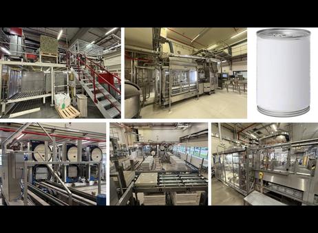 Mašina za punjenje - prehrambena industrija Uitert / JBT / FMC / Heuft Can filling and closing line