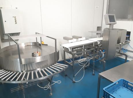 Trai sealer Milbor Radwag Unilogo Fruit packaging line