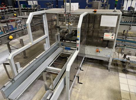 SOCO SYSTEM A/S BE 2200 ATS R / T-402 former paleta i zatvarač kutija modul za pakovanje