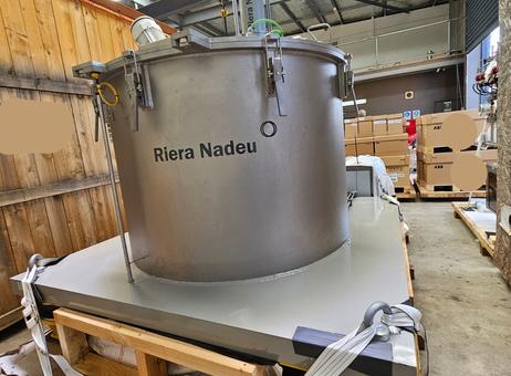 Vertikalna košaasta centrifuga sa donjim ispuštanjem Riera NAdeu RINA300F1250