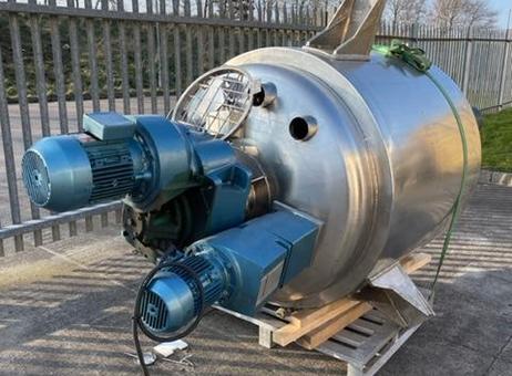 Tank WEBSTERS 2000L JACKETED PROCESS VESSEL