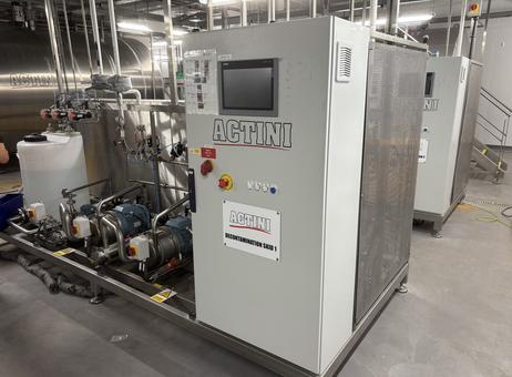 Mašina za čišćenje i sterilizaciju Actini Effluent treatment plant