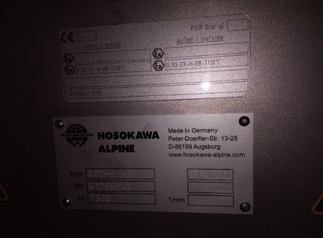 Mill Hosokawa alpine AG APC-P 500