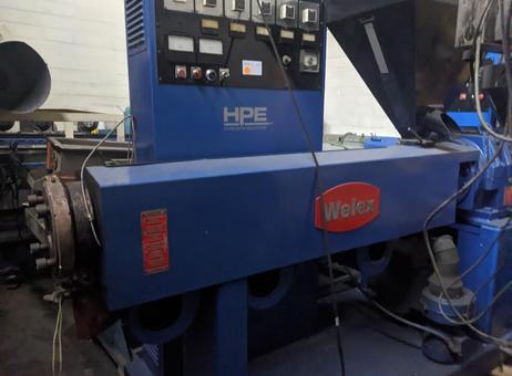 Ekstruzija - Ekstruder sa dva puža Welex 24:1 AIR COOLED EXTRUDER
